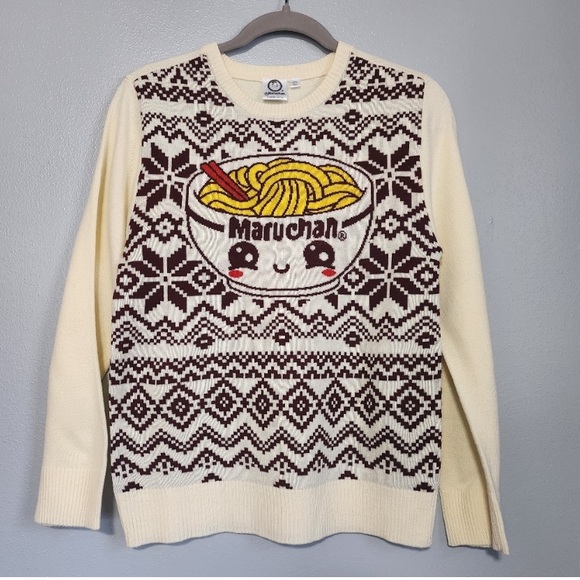 Sweaters | Maruchan Ramen Japan Noodle Knit Sweater Top | Poshmark